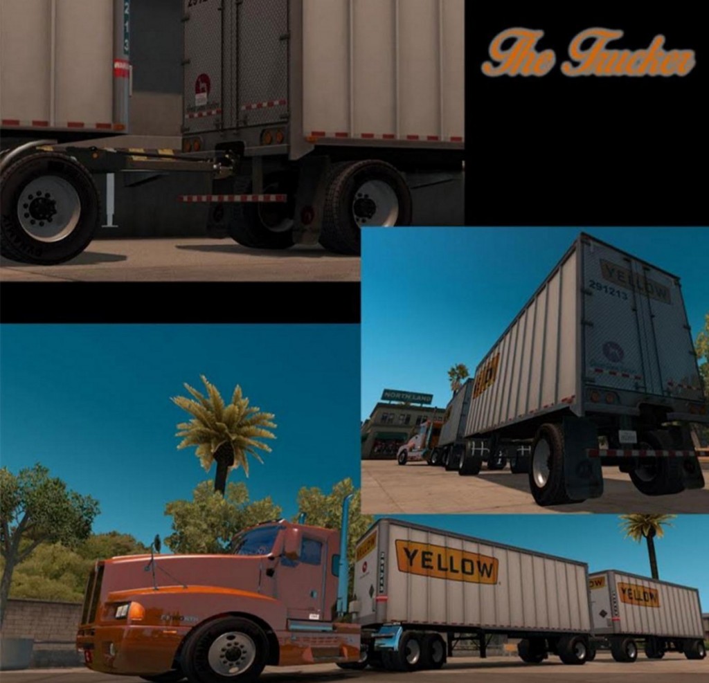 Double Box Trailer for ATS - ATS Mods