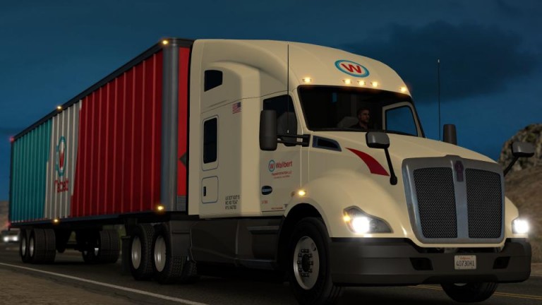 Kenworth T680 Wallbert Transportation LLC Skin - ATS Mods