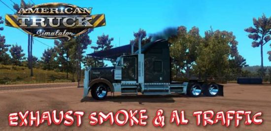 Exhaust Smoke & Ai Traffic 1.36 - ATS Mods