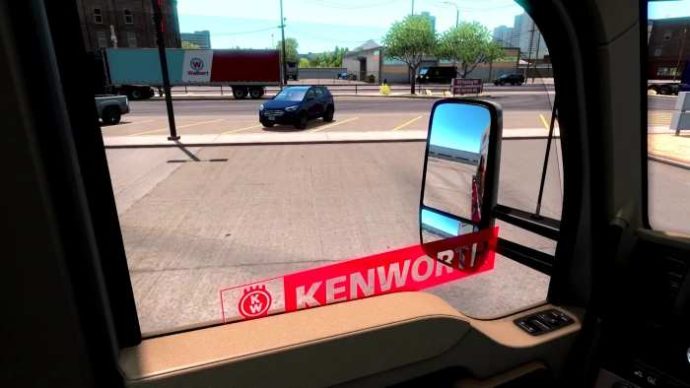 Sticker window animation - ATS Mods