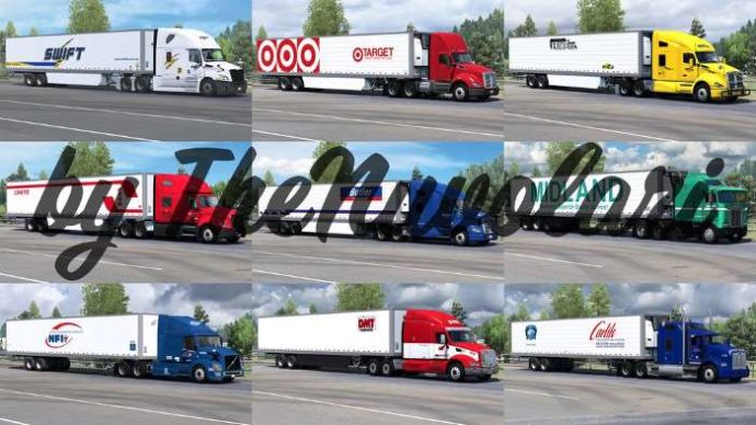 SCS 53ft Trailer Skinpack 1.1 - ATS Mods