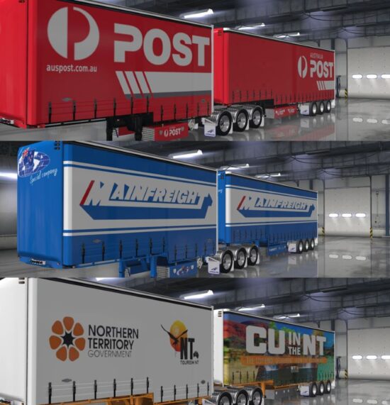 TSA Australian Drop Deck Trailer Skins - ATS Mods
