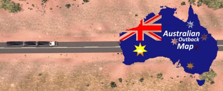 Australian Outback Map v1.0d - ATS Mods