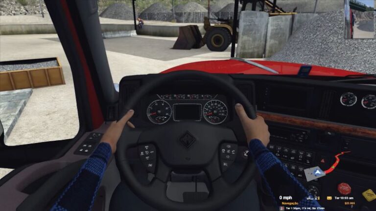 Hands on wheel - Interior driver mod - ATS Mods