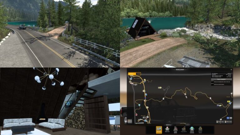Lake Cabin Map - ATS Mods